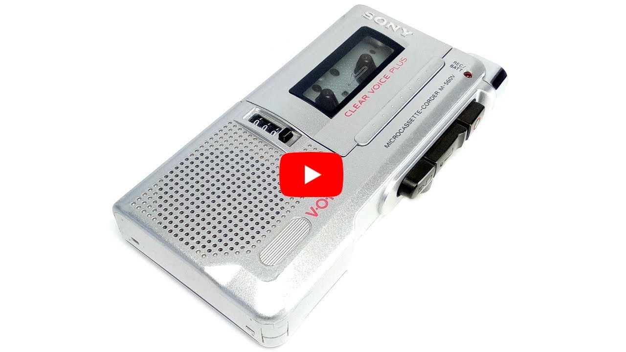 Sony M-560V Handheld Microcassette Voice Recorder Clear Voice Plus VOR ...