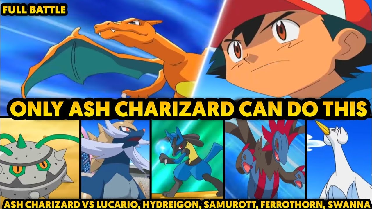 🔥Only Ash Charizard Can Do This | Ash Charizard Defeat To Cameron All 5 ...