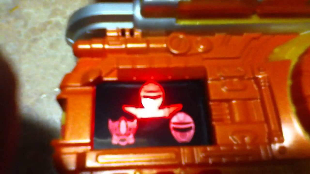 パワーレンジャー Power Ranger Red Sentinel Morpher - YouTube