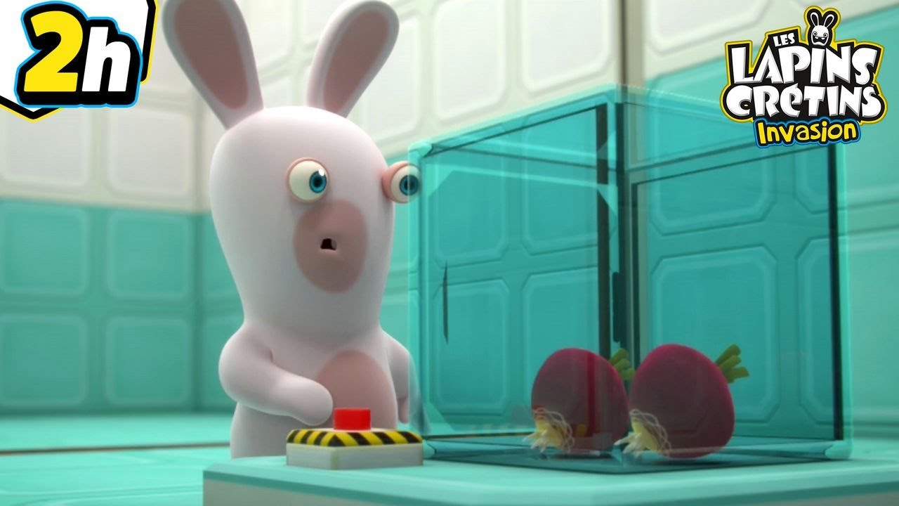 Les Lapins Mission Laboratoire | Les Lapins Crétins Invasion🐰 ...
