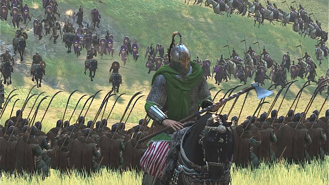 Mount & Blade II: Bannerlord battanian vs Imperial - YouTube