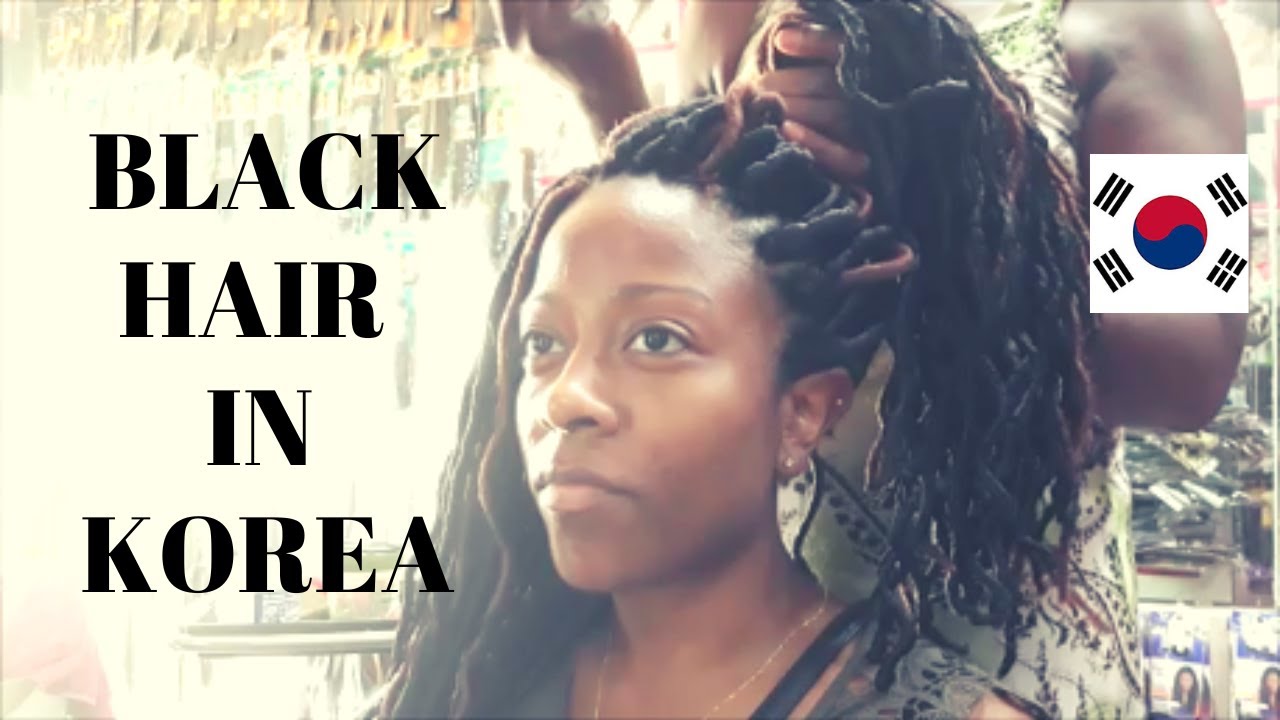 BLACK HAIR IN KOREA| Crochet Faux Locs in Daegu at Black Hair Salon ...