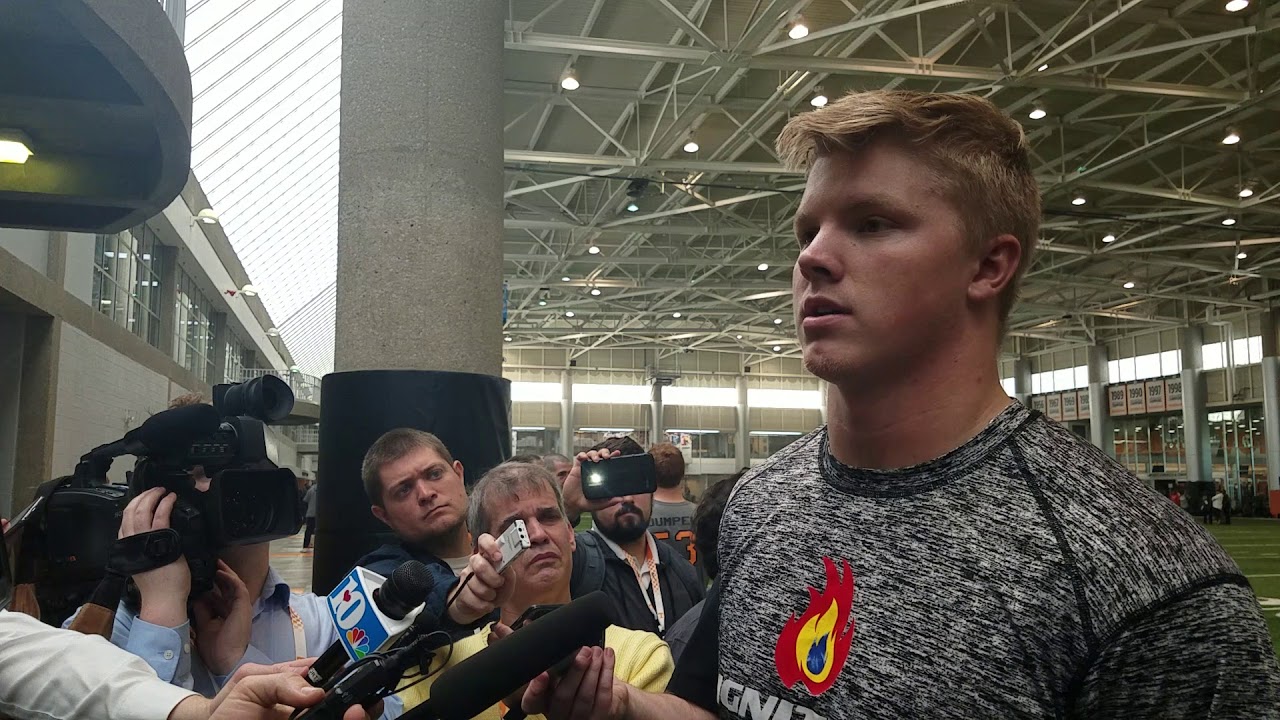 Ethan Wolf - Tennessee Pro Day - YouTube