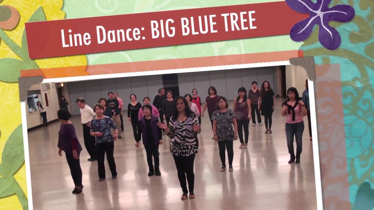 Line Dance: BIG BLUE TREE - YouTube