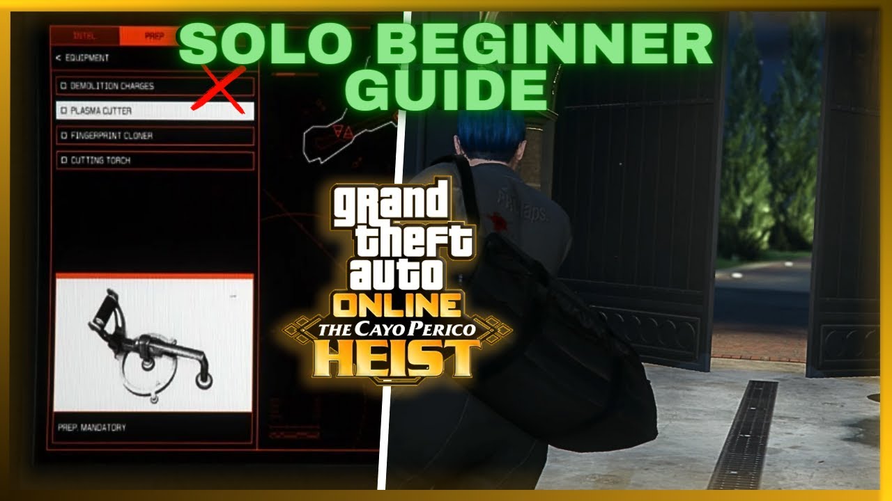Cayo Perico Heist SOLO Beginner Guide! | Setups | GTA 5 Online| - YouTube