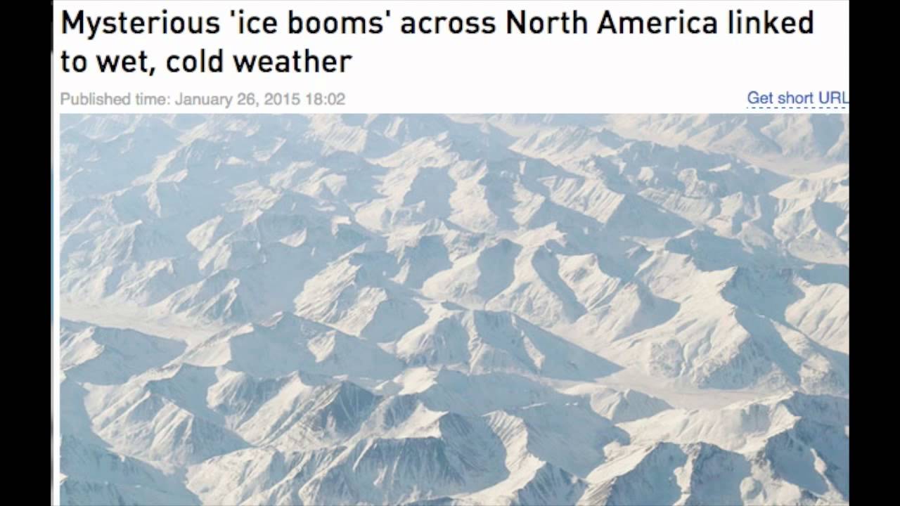 Mysterious 'ice booms' across North America linked to wet, cold weather ...
