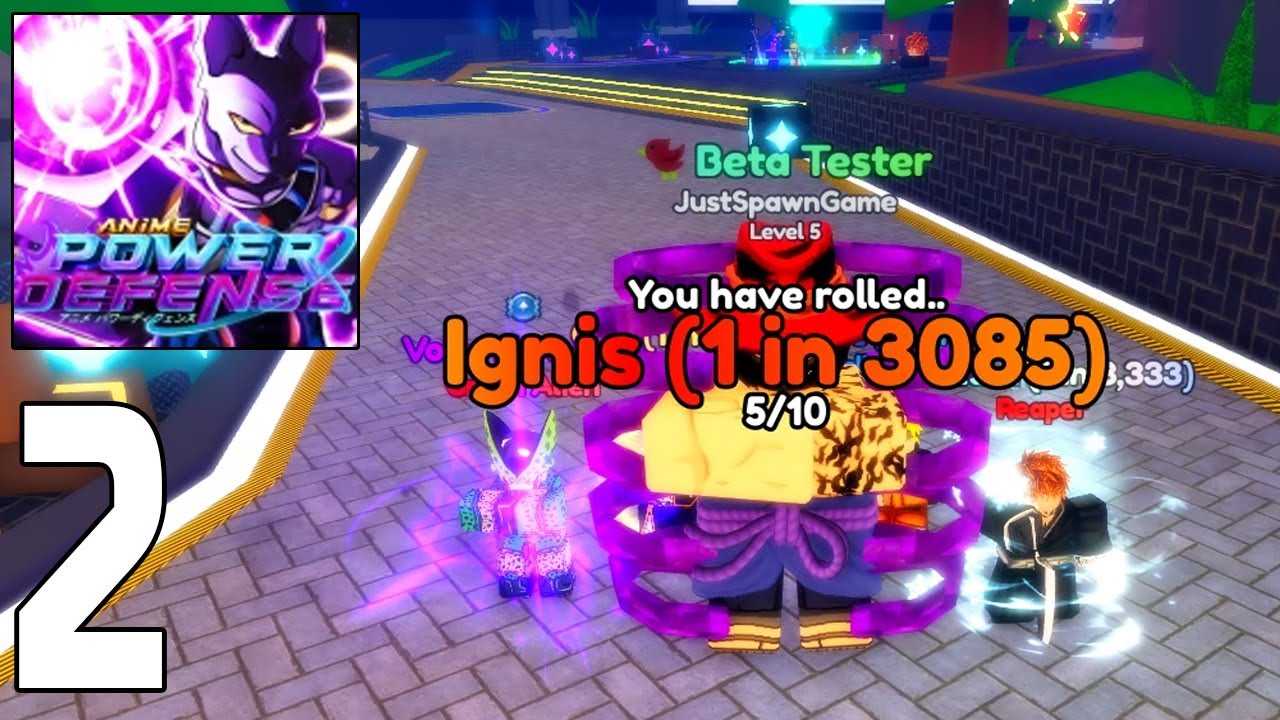 Roblox Anime Power Defense Gameplay Walkthrough Part 2 (PC,ANDROID,IOS ...
