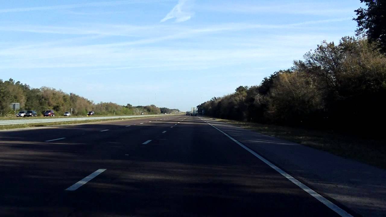 Interstate 75 - Florida (Exits 240 to 250) northbound - YouTube