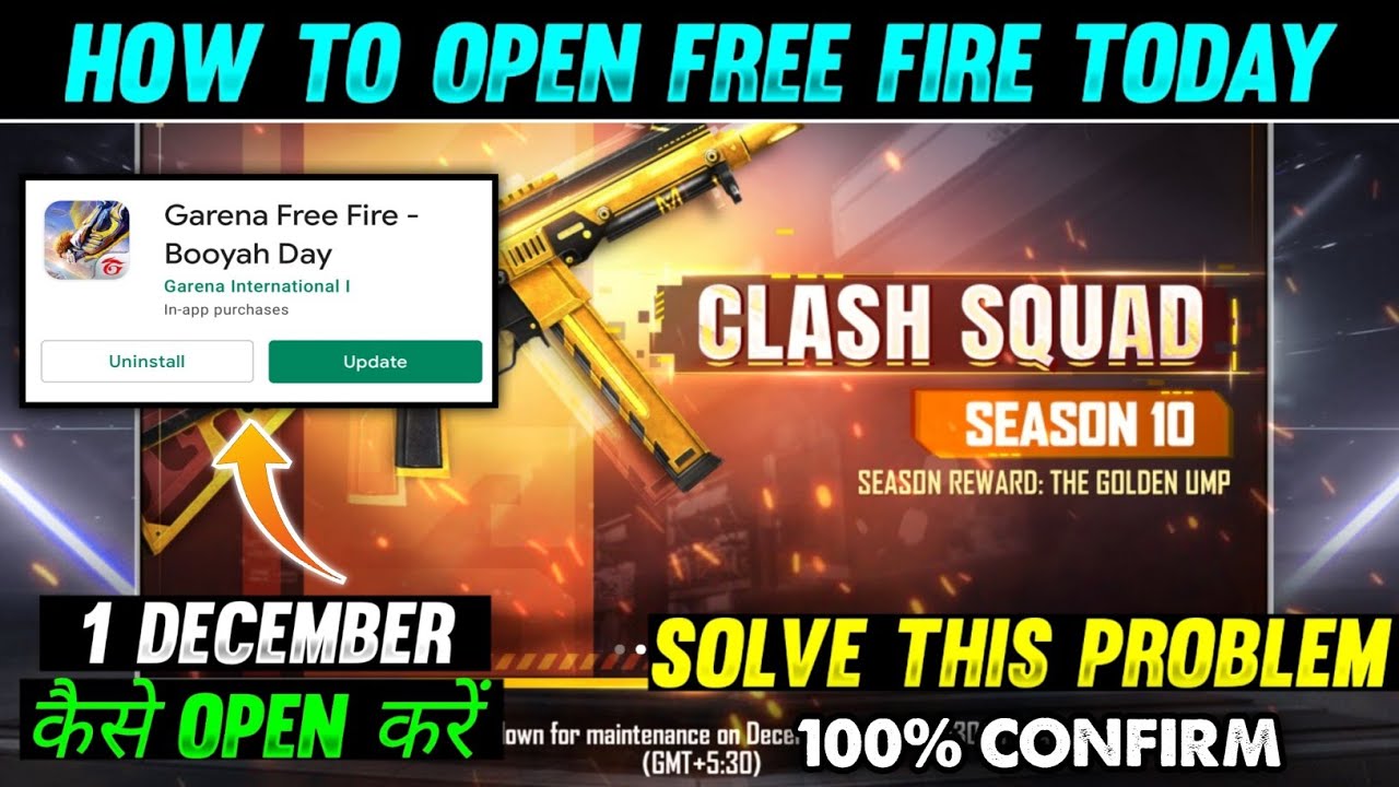 FREE FIRE KYU NHI CHAL RHA HAI | AAJ FREE FIRE KYU NHI CHAL RHA HAI | FREE FIRE KAB CHALU HOGA ...