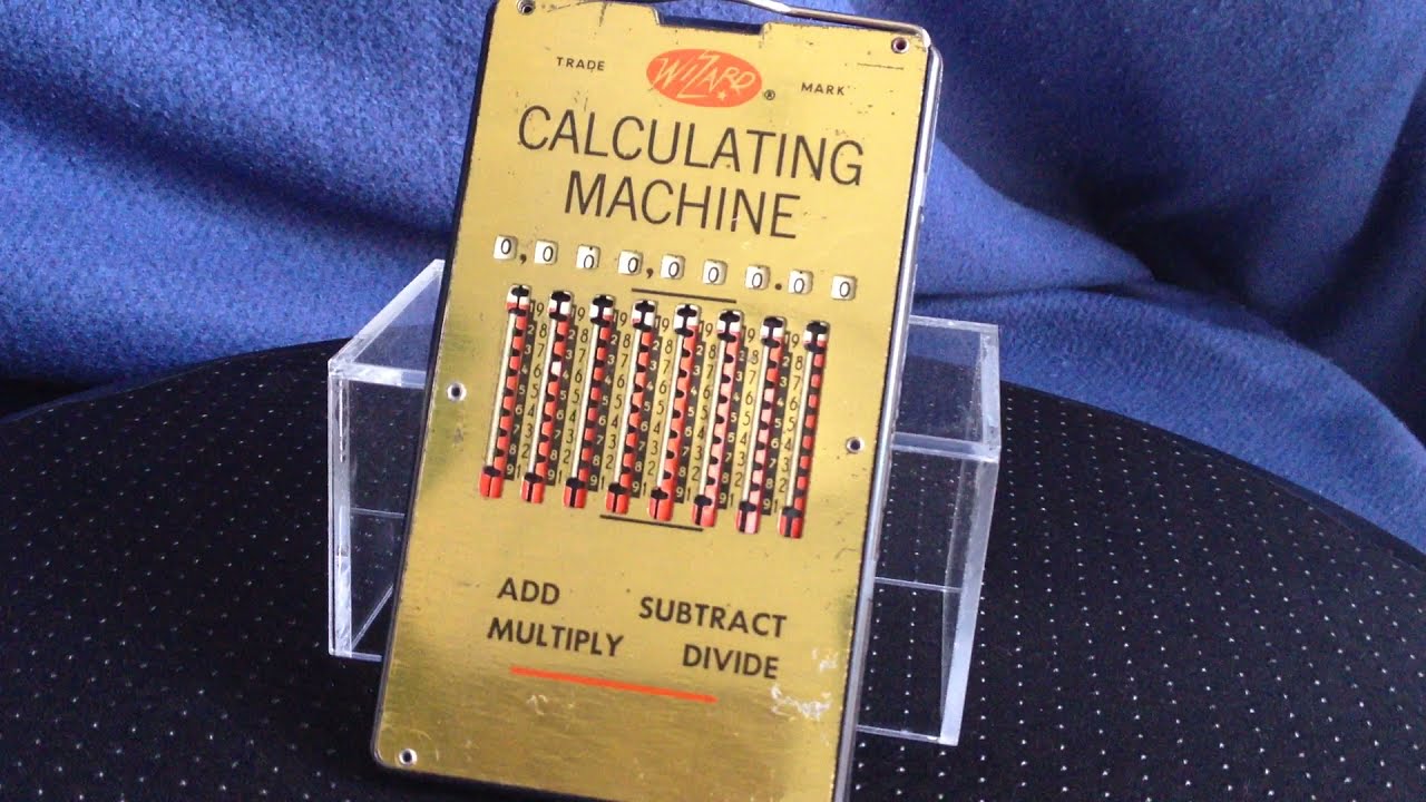 Calculating Machine Wizard (año 1950) - YouTube