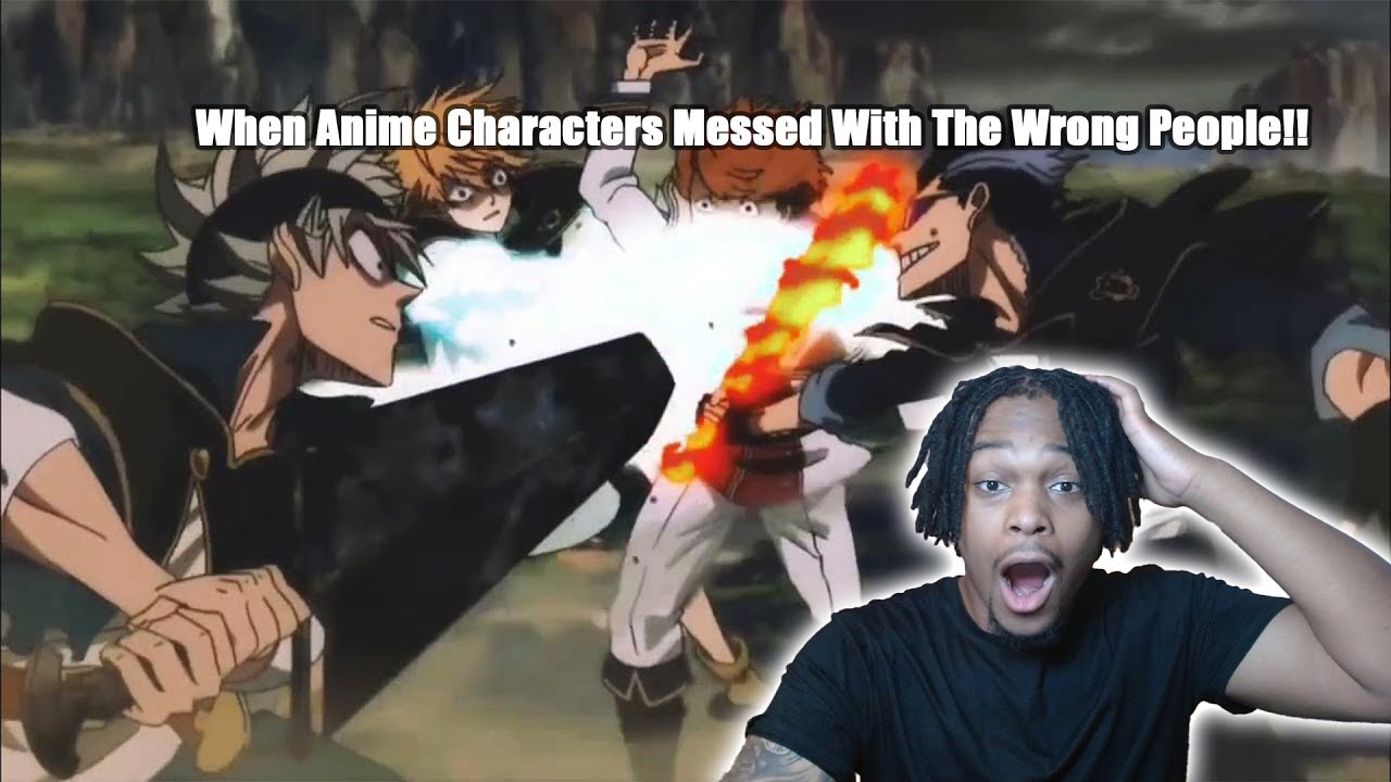 Isaiah reacts to When Anime Characters Messed With The Wrong Guy - YouTube