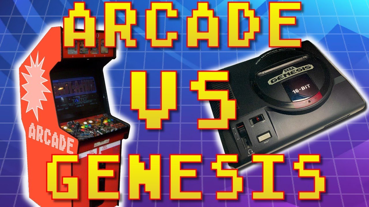 Arcade vs. Sega Genesis! *24 GAMES* Covered! - YouTube