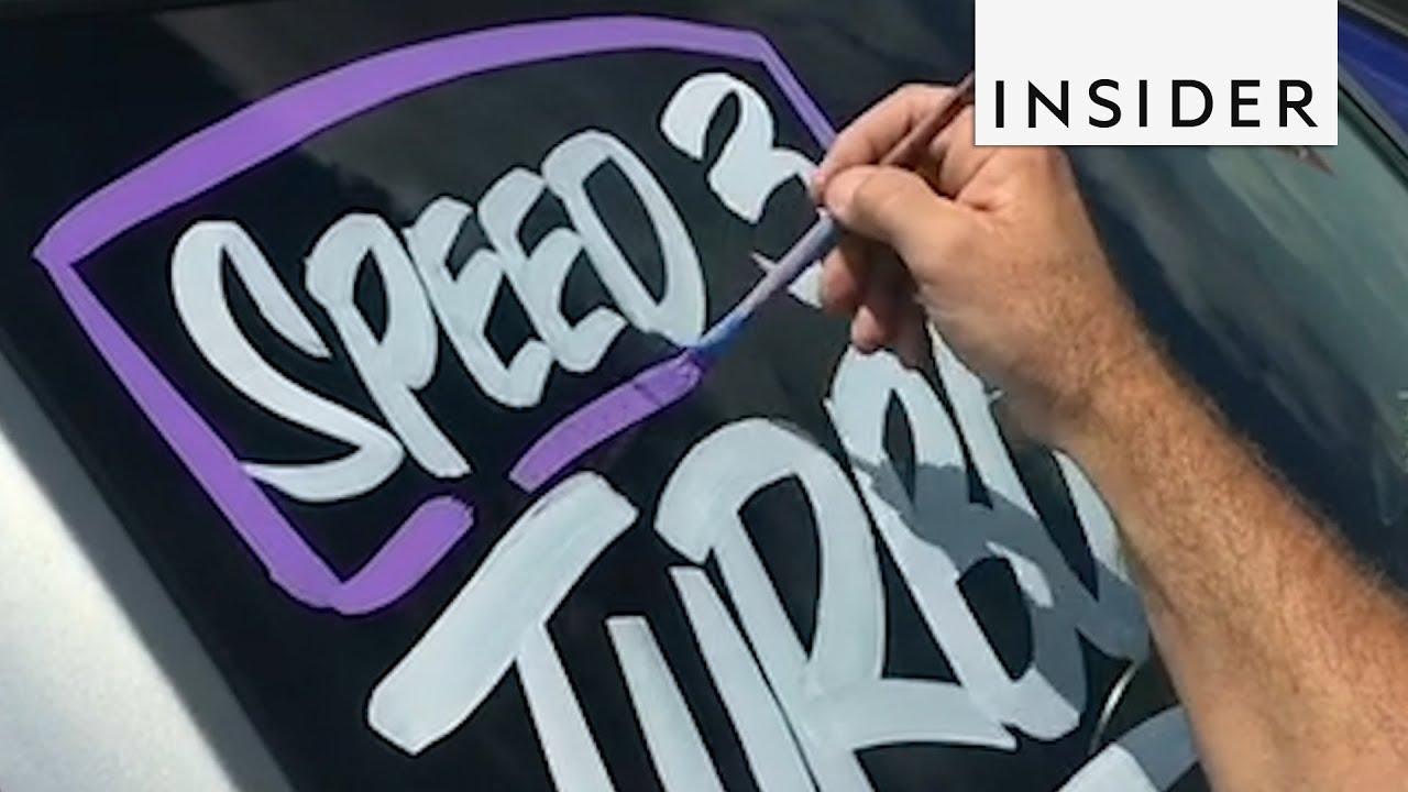 Car Calligraphy - YouTube