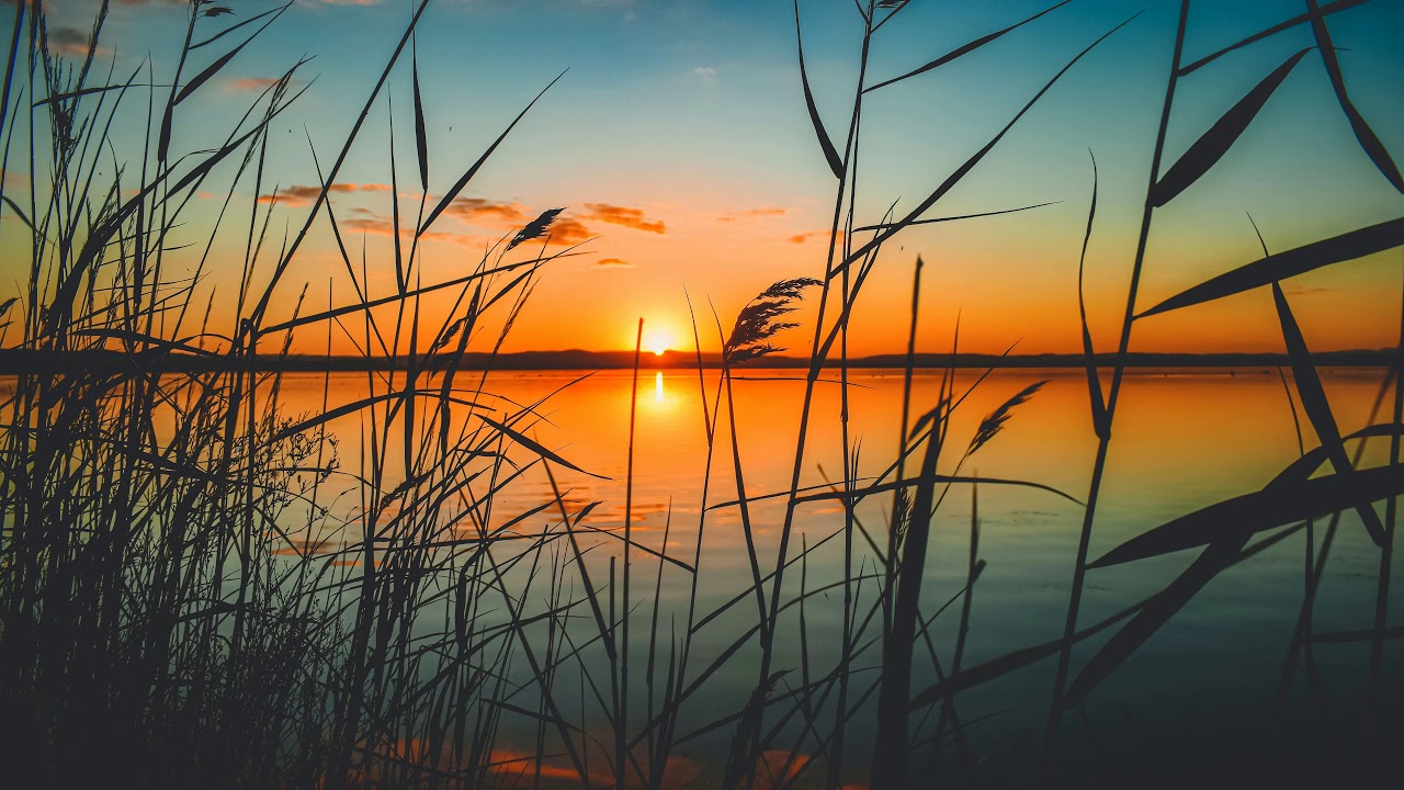 Scenic View Of Lake During Sunset - YouTube