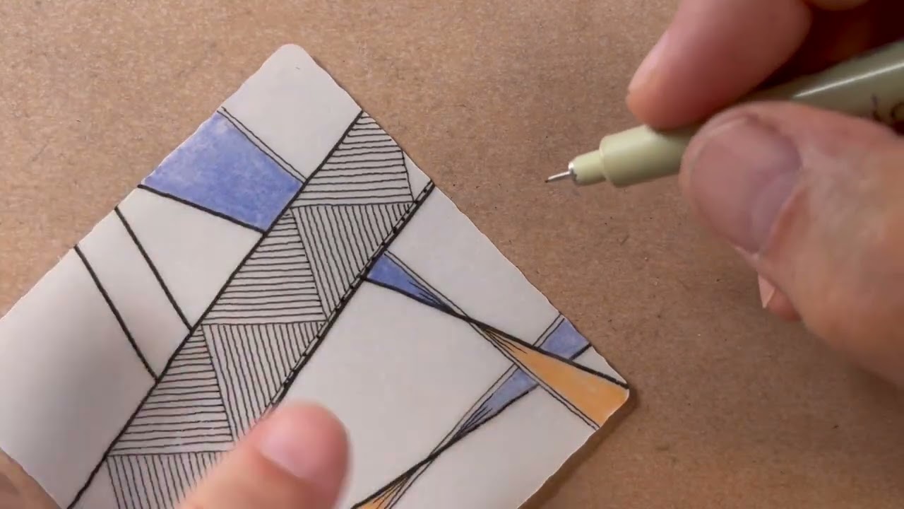 Tutorial How To Draw The Zentangle Pattern Shattuck Always Choose