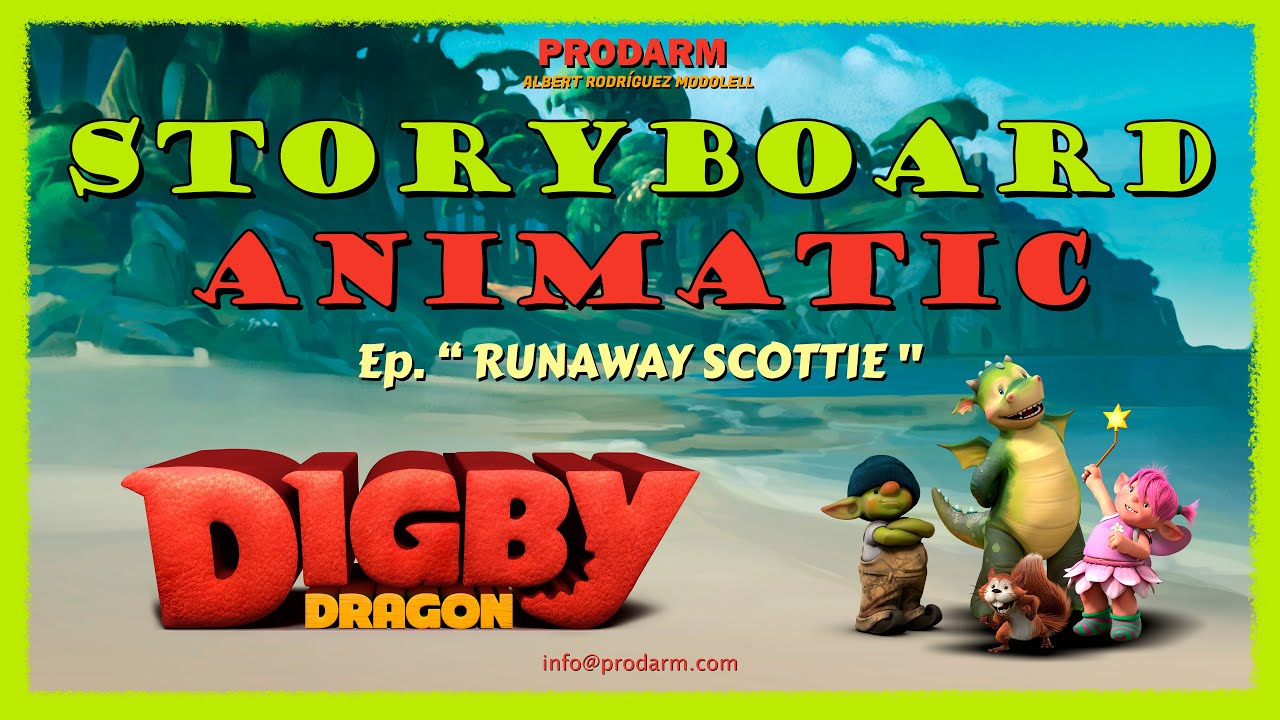 STORYBOARD - DIGBY DRAGON - Ep. "Runaway Scottie" - YouTube