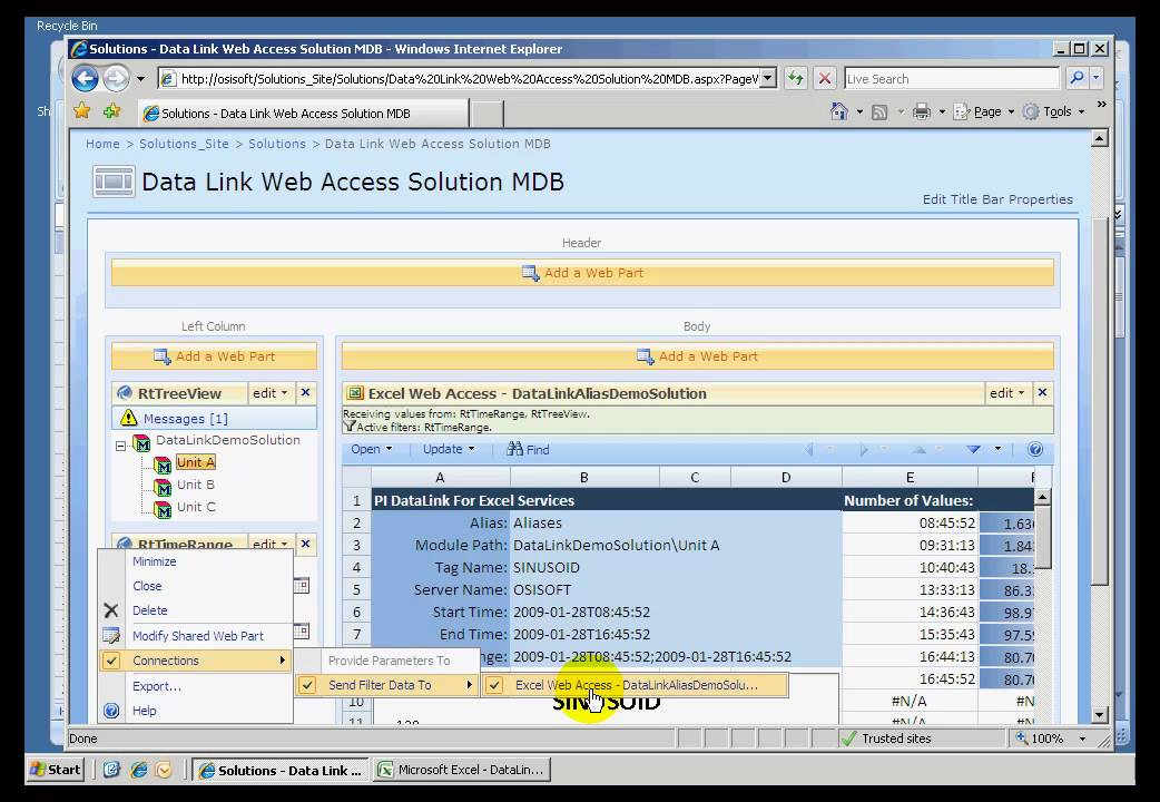 OSIsoft: Sending Time from PI TimeRange. v2.2 - YouTube