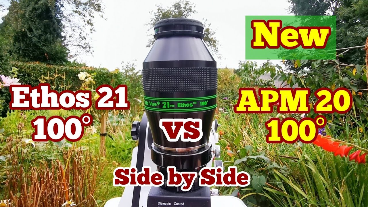 Comparing Televue Ethos 21 Against APM HDC 20mm, Daylight Use - YouTube