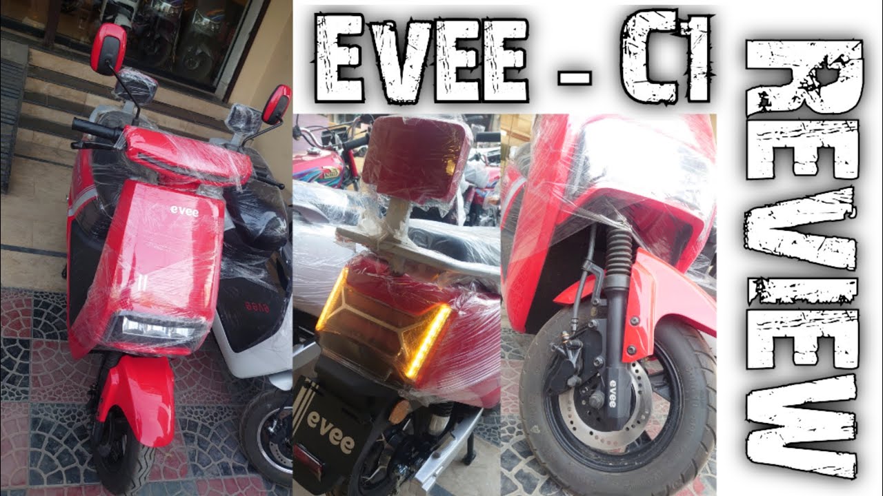 Evee C1 Electric Scooty Complete Review - Price In Pakistan - Battery ...