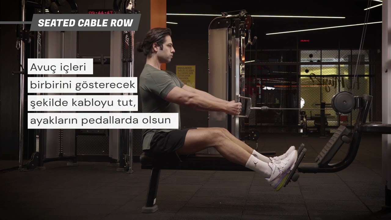 Seated Cable Row Nasıl Yapılır? - YouTube
