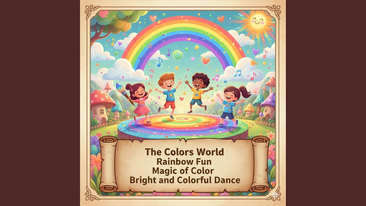 The Colors World Rainbow Fun Magic of Color Bright and Colorful Dance ...