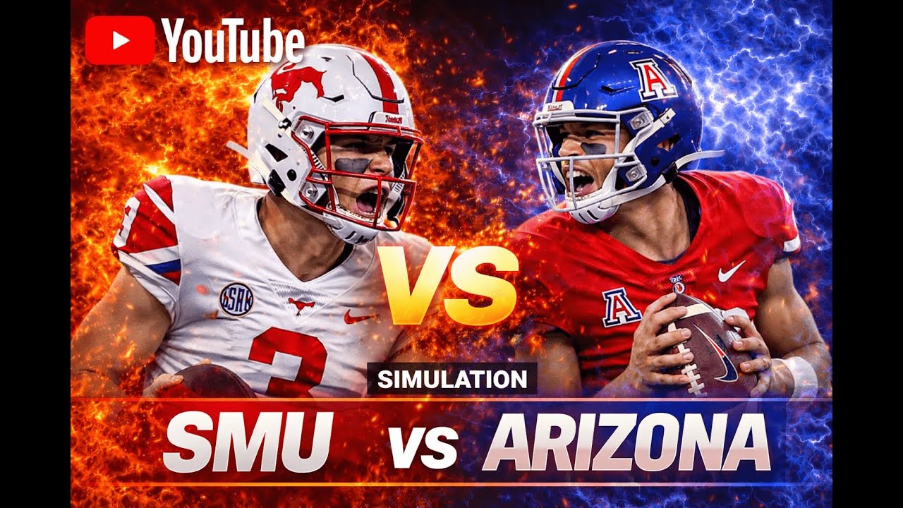 SMU vs Arizona | College Football Simulation (4K 60FPS) 🏈🔥 - YouTube