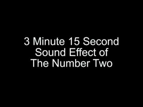 The Number 2 Sound Effect - YouTube
