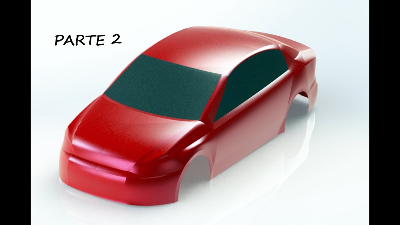 Modelado de automóvil en SolidWorks por medio de superficies (parte 2 ...