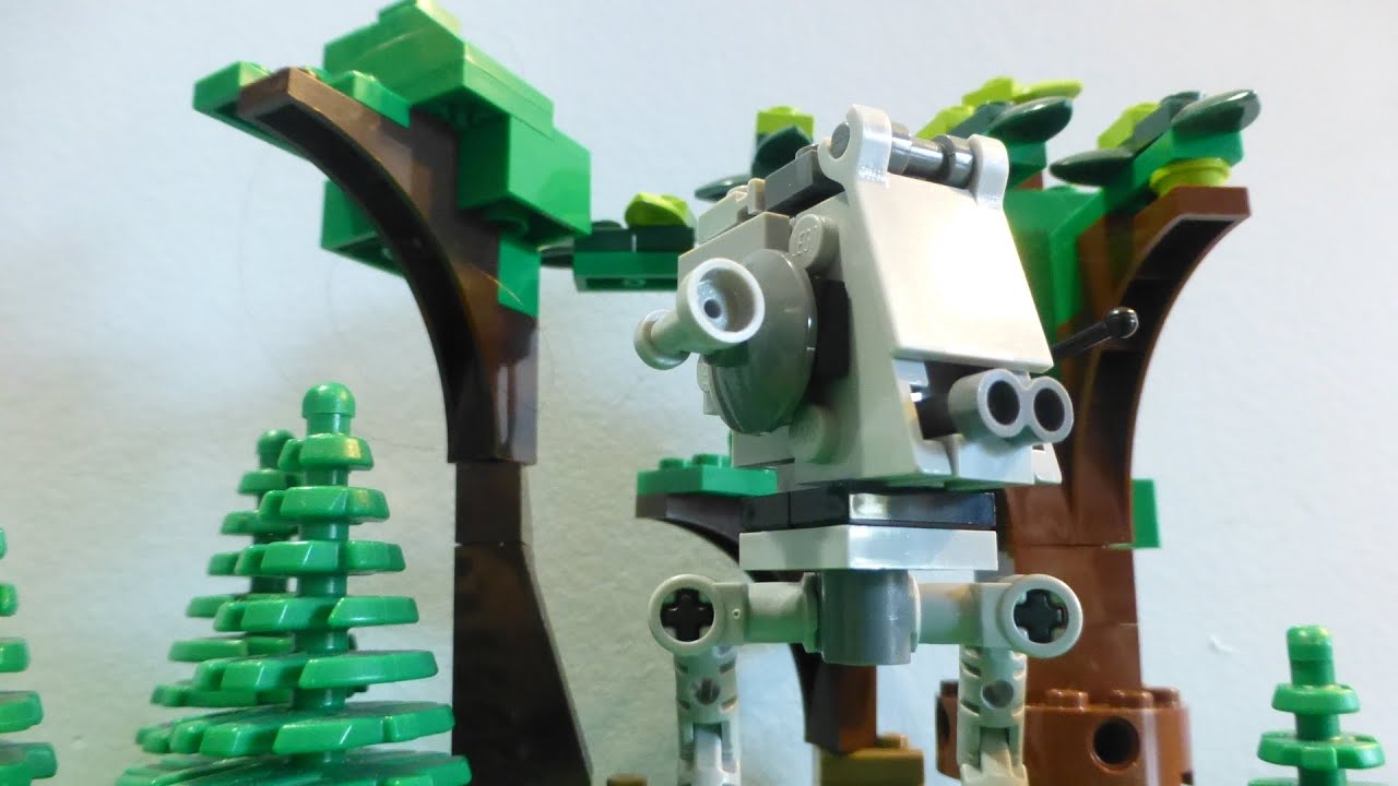 Lego Set Review #30054 - Mini AT-ST - YouTube