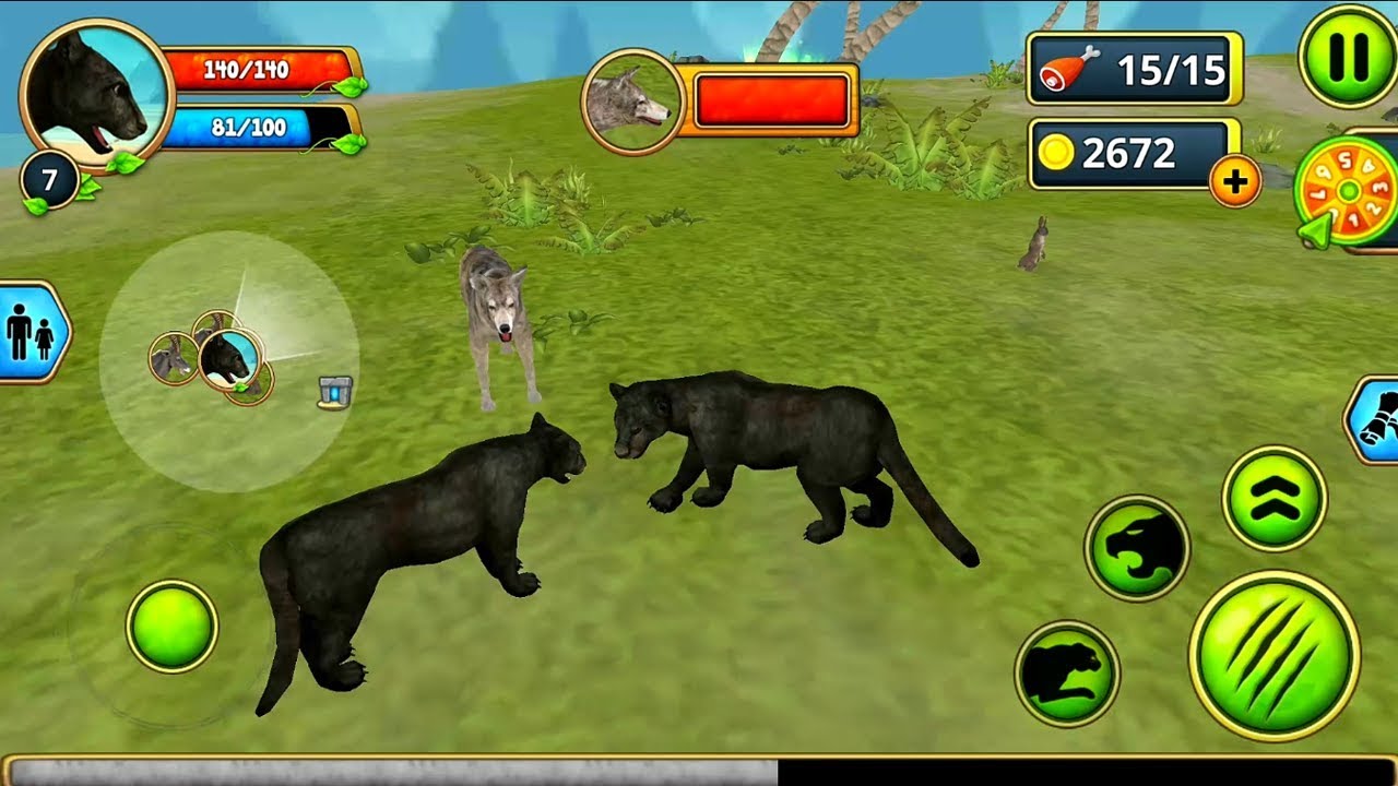 Panther Family Sim Online Android Gameplay - YouTube