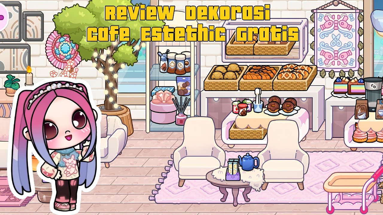 CAFE TOUR DEKORASI CAFE ESTETHIC GRATIS ~ AVATAR WORLD PAZU ...