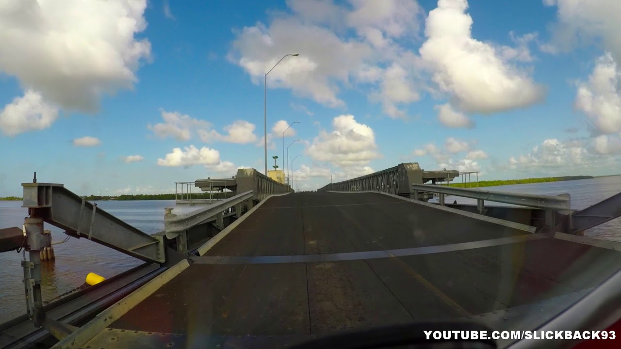 Crossing Berbice Bridge in Guyana (2.7K) - YouTube