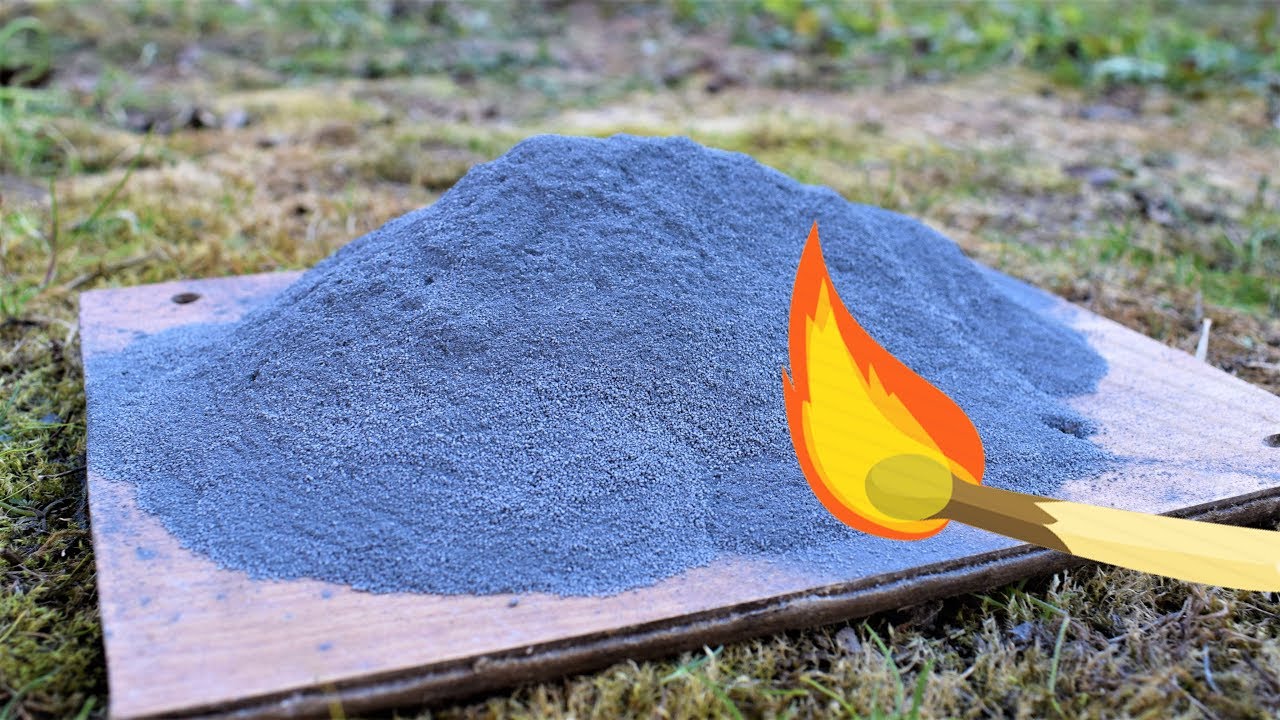 BURNED 500g GUNPOWDER IN ONE SECOND - YouTube