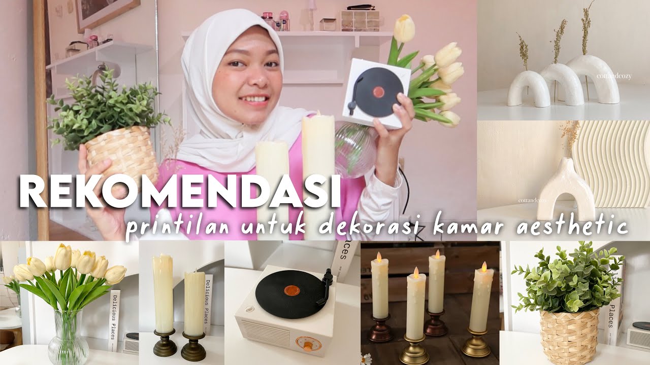 SHOPEE HAUL - rekomendasi printilan dekorasi kamar - YouTube