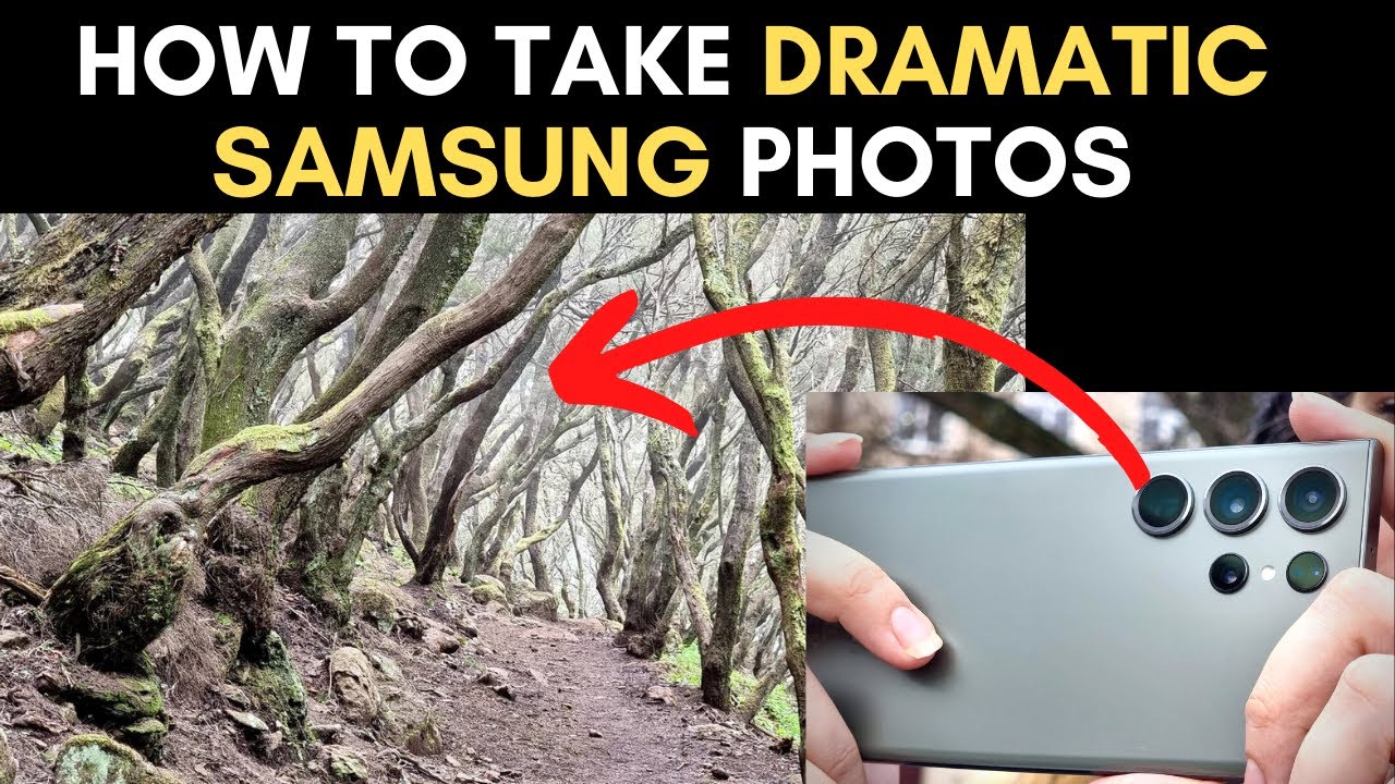 How To Take Dramatic Samsung Photos using Diagonals - YouTube