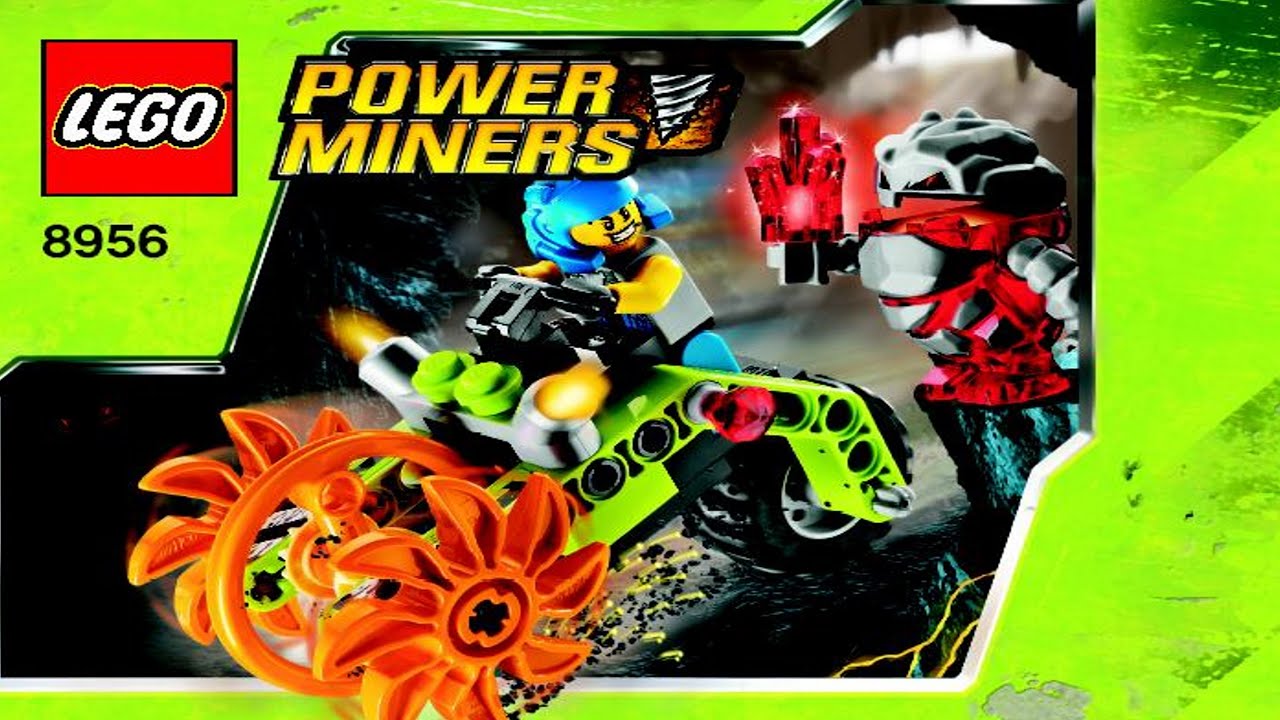 LEGO instructions - Power Miners - 8956 - Stone Chopper - YouTube