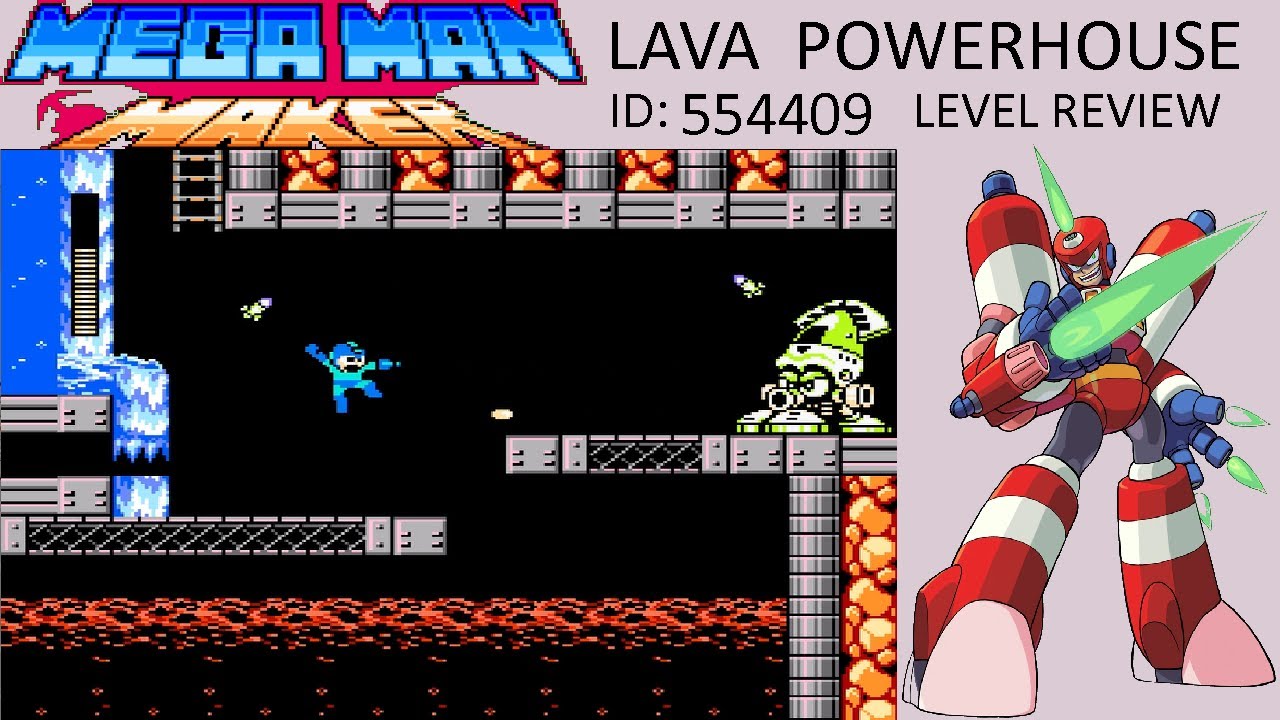 Mega Man Maker - Lava Powerhouse Review (554409) - YouTube