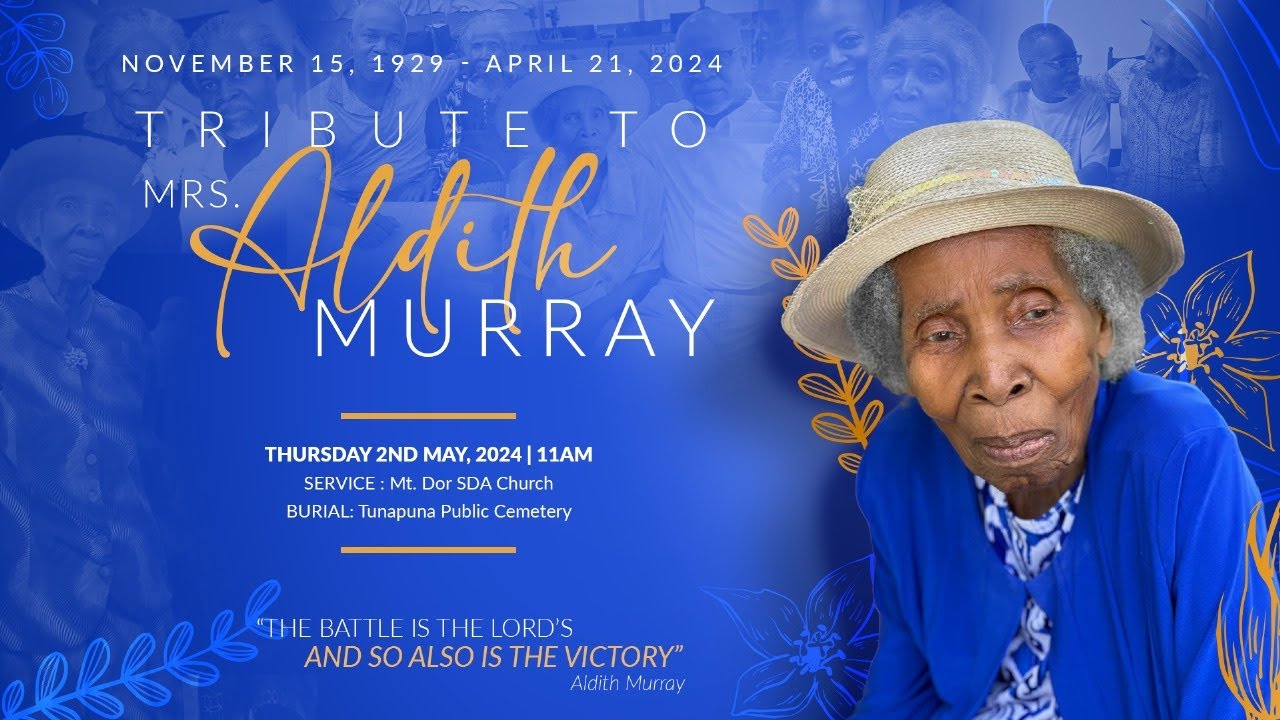 Celebrating the Life of Aldith Murray - YouTube