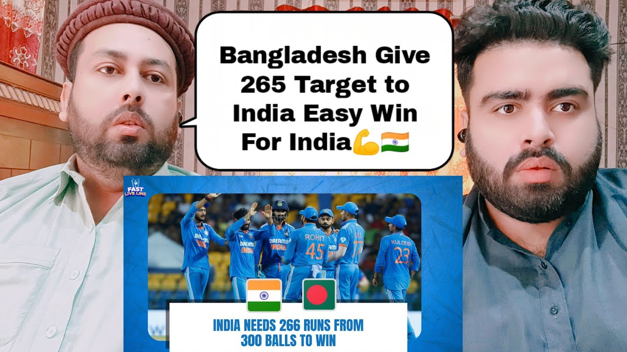 Bangladesh Give 265 Target To India | Easy Win For India | Pakistani ...