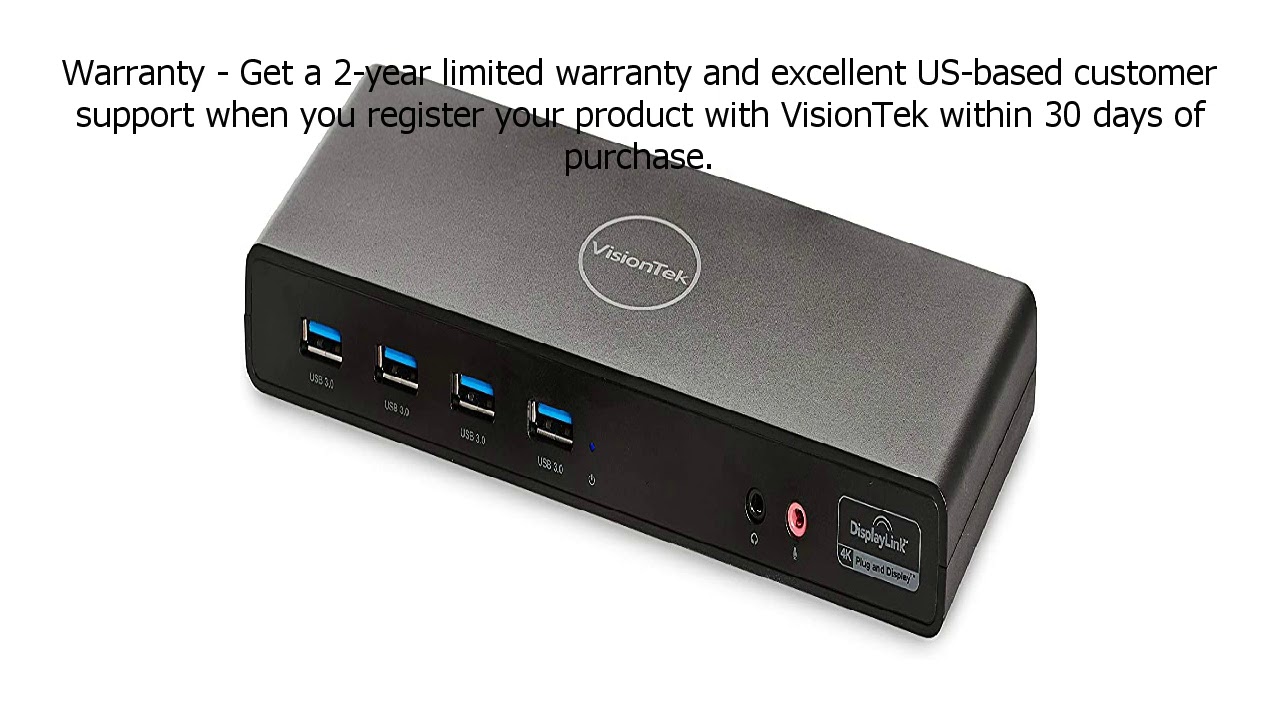 Special Discount on VisionTek VT4000 Universal Dual 4K Laptop Monitor ...