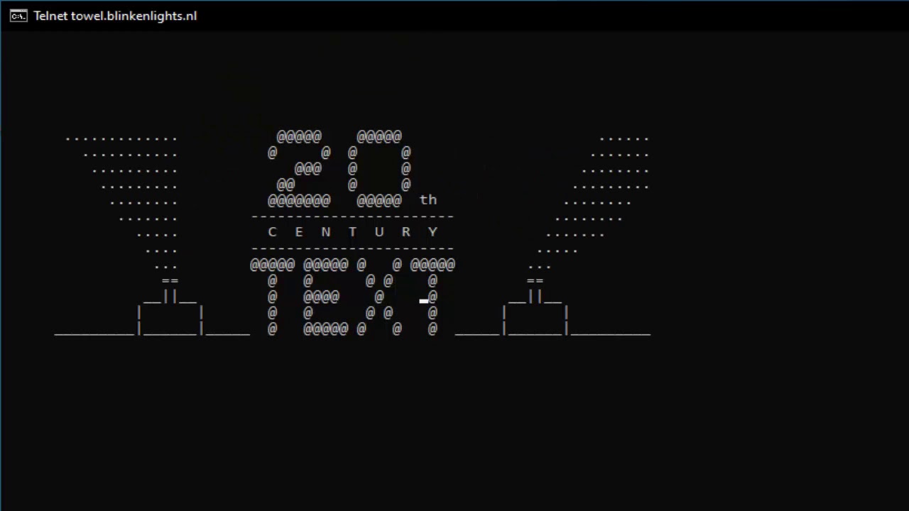 Arte ASCII con Star Wars - YouTube
