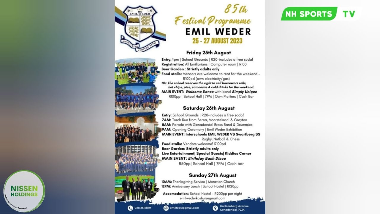 Rugby | Emil Weder vs Swartberg | Interskole 2023 - YouTube