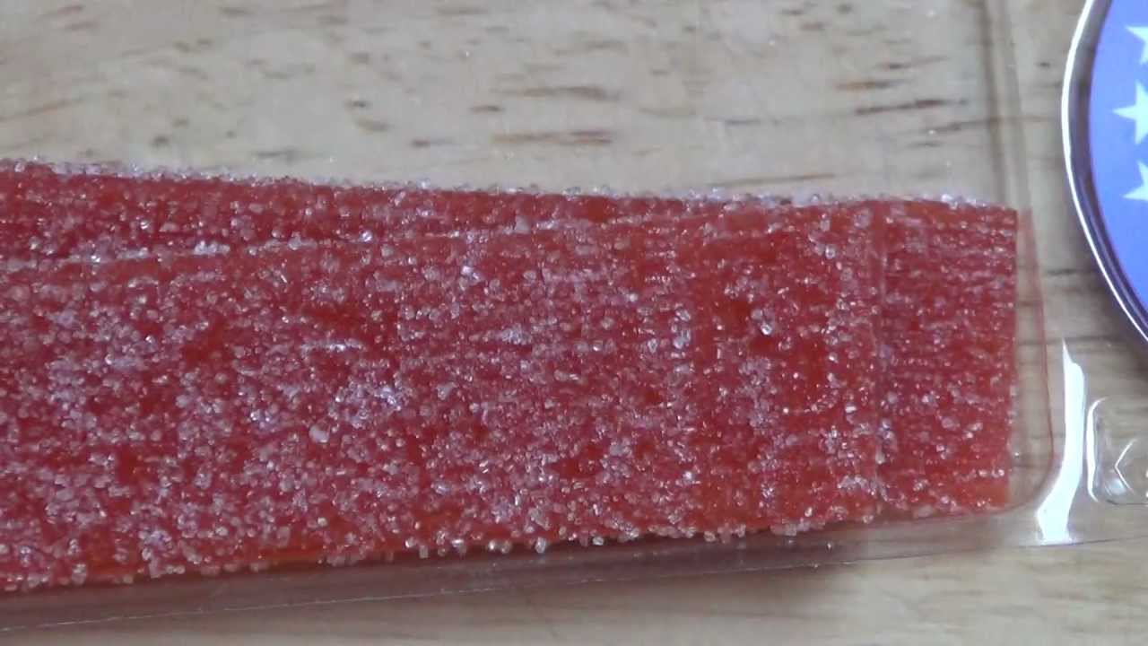 Hello Kitty gummy sour belt Super premium - YouTube