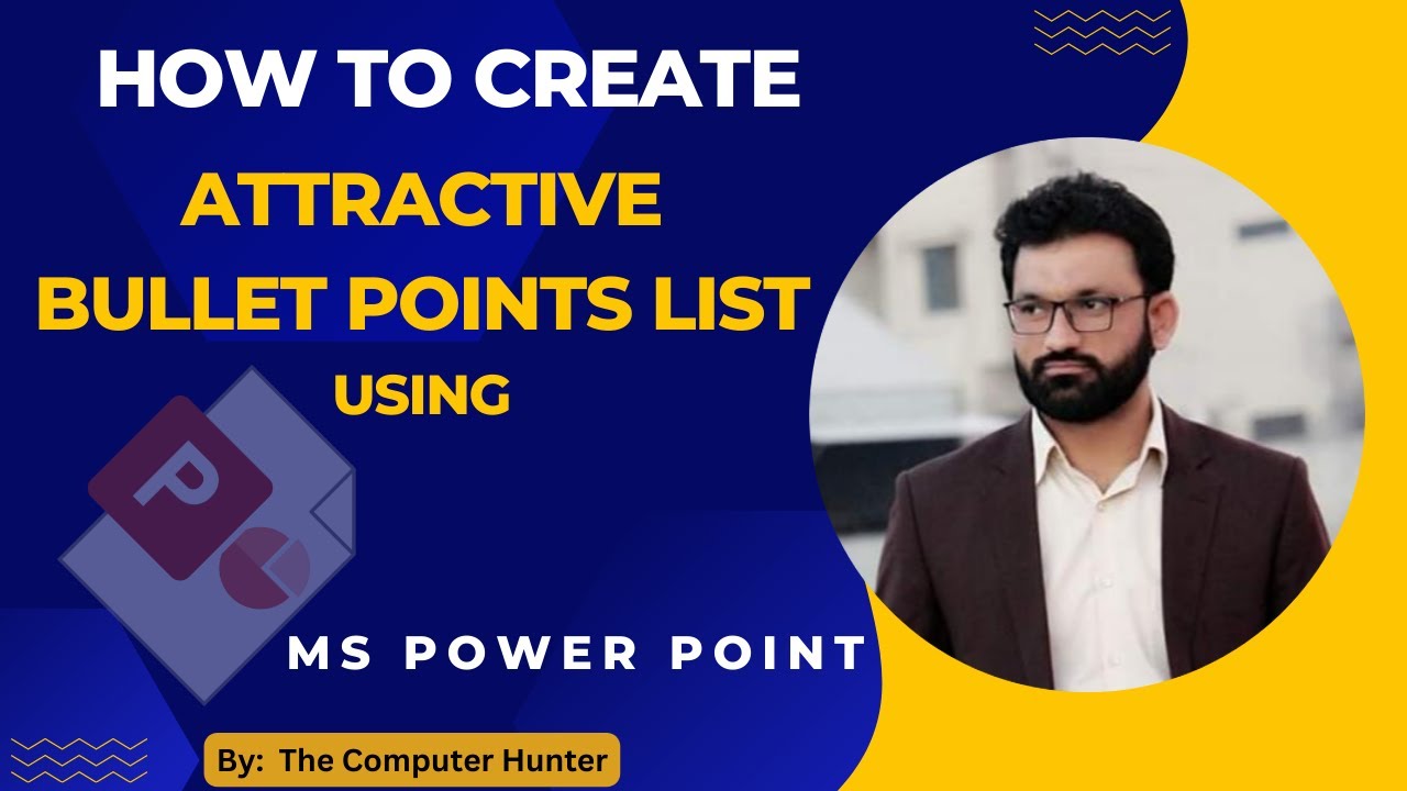 How to create Attractive Bullets in MS Power Point - YouTube