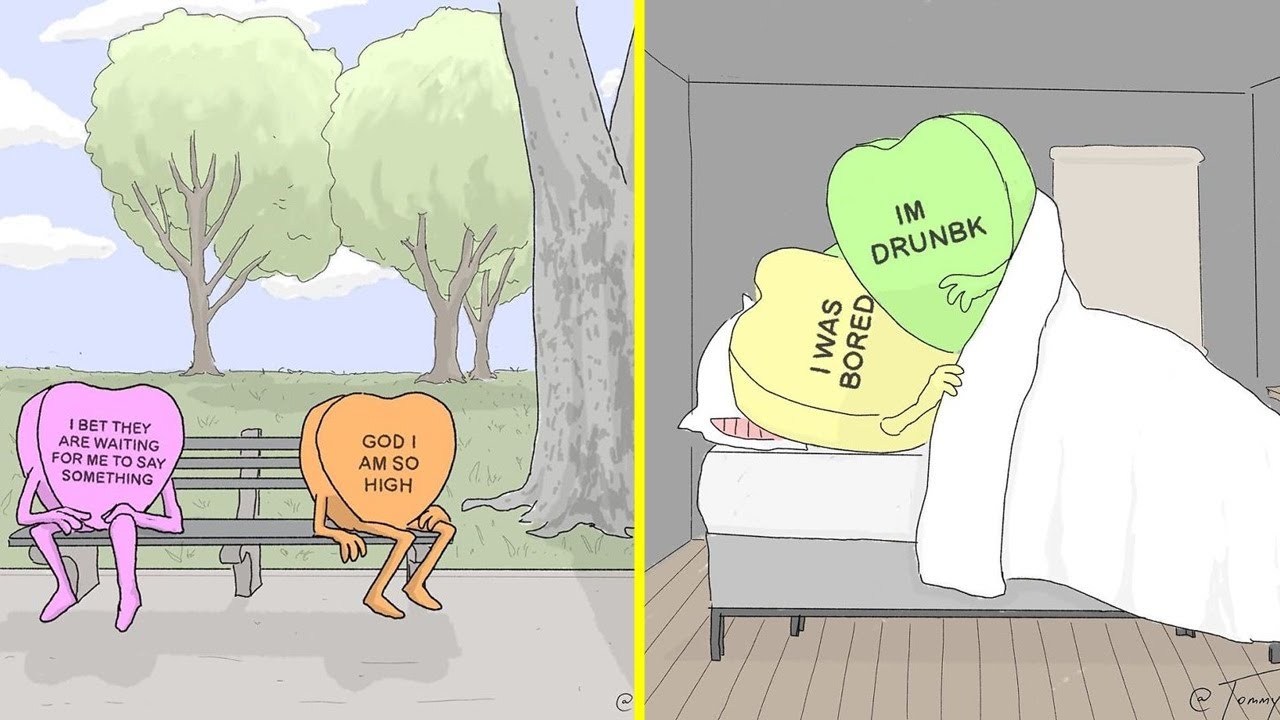 Artist Illustrates Honest Feelings That We Keep To Ourselves In Candy ...