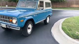 1972 Ford bronco sport, original paint selling on bring a trailer! 