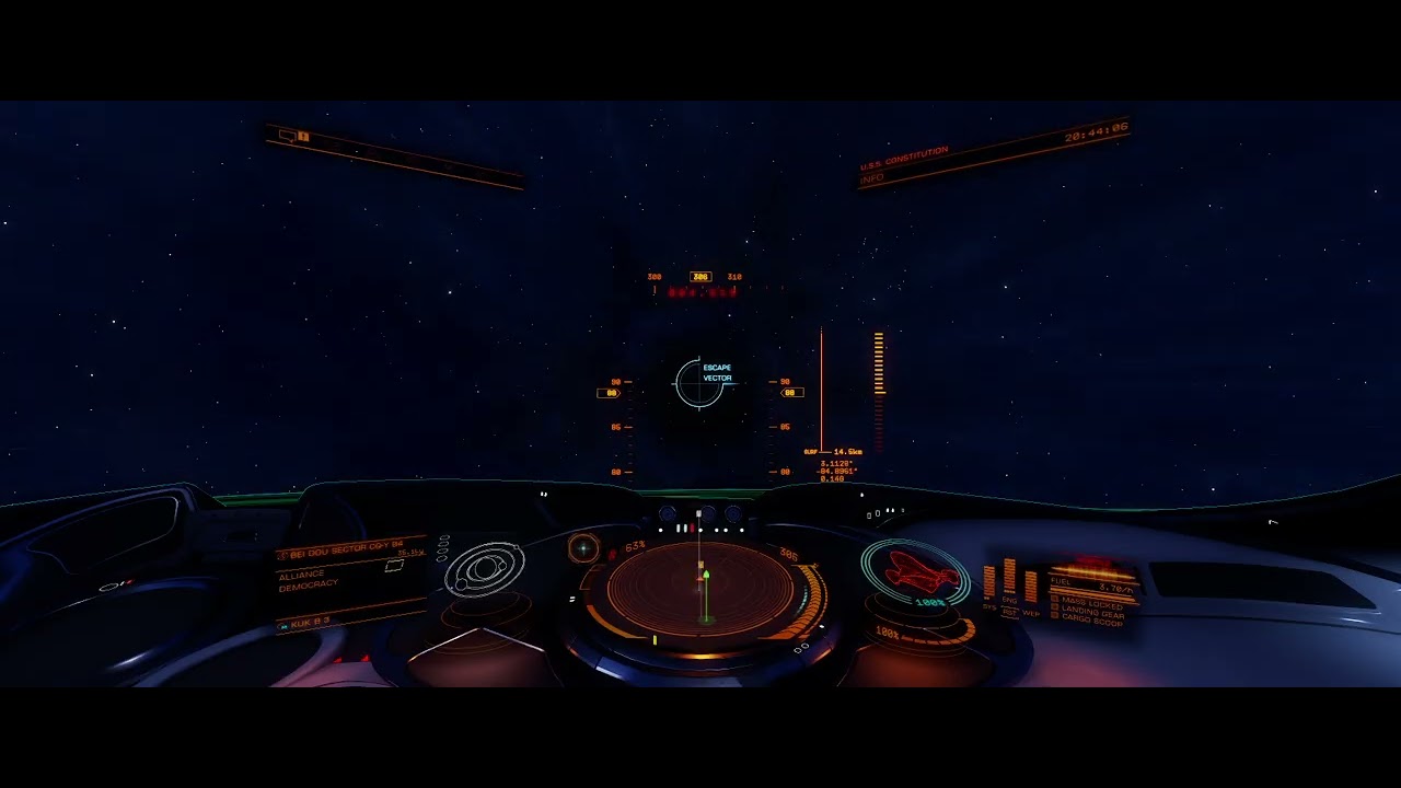 Elite Dangerous: Engineering Cutter/Corsair/Some Corsair Combat - YouTube