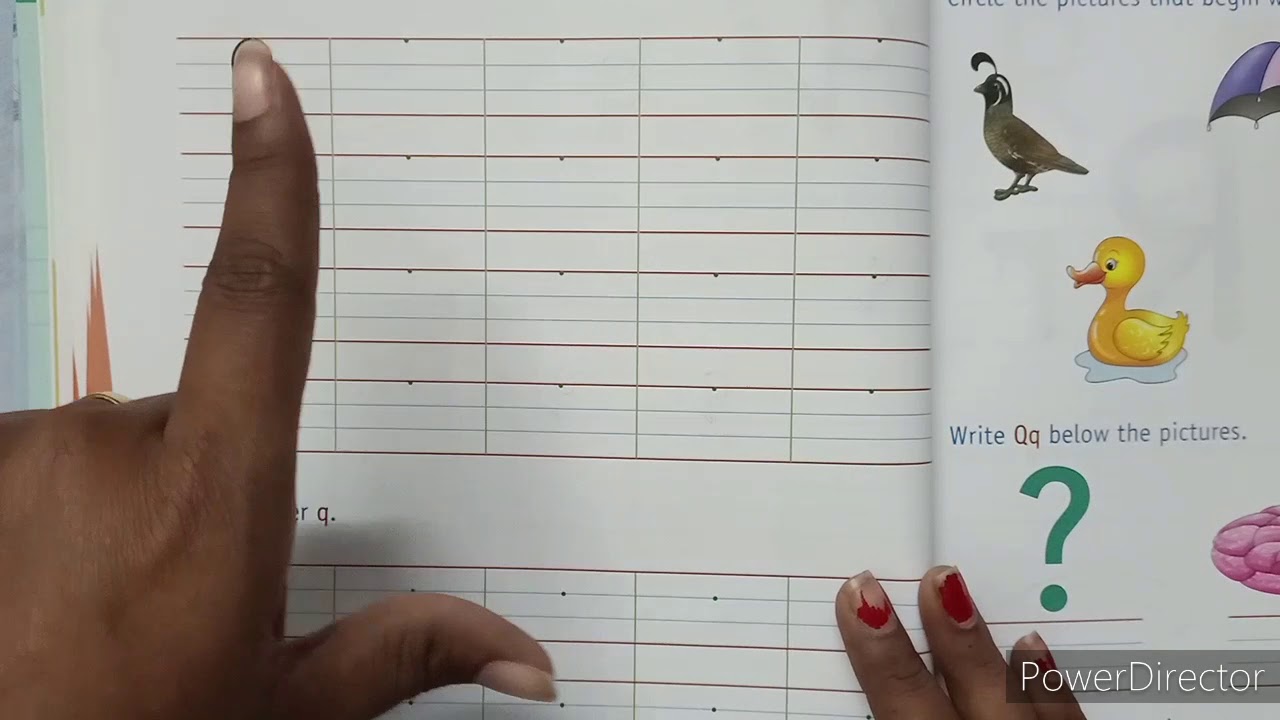 Jr.Kg English book 5 letter Pp - YouTube