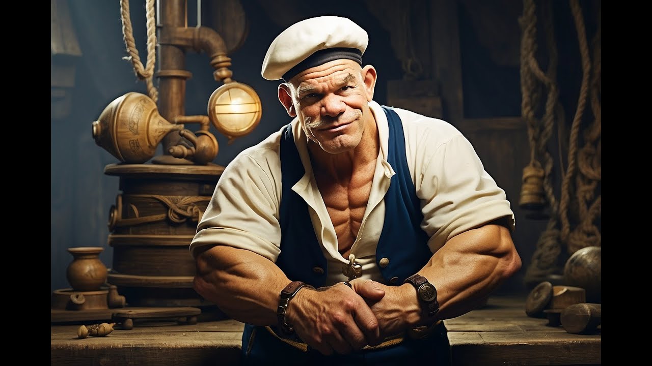 Popeye The Sailor I'm in the Army Now Colorized - YouTube