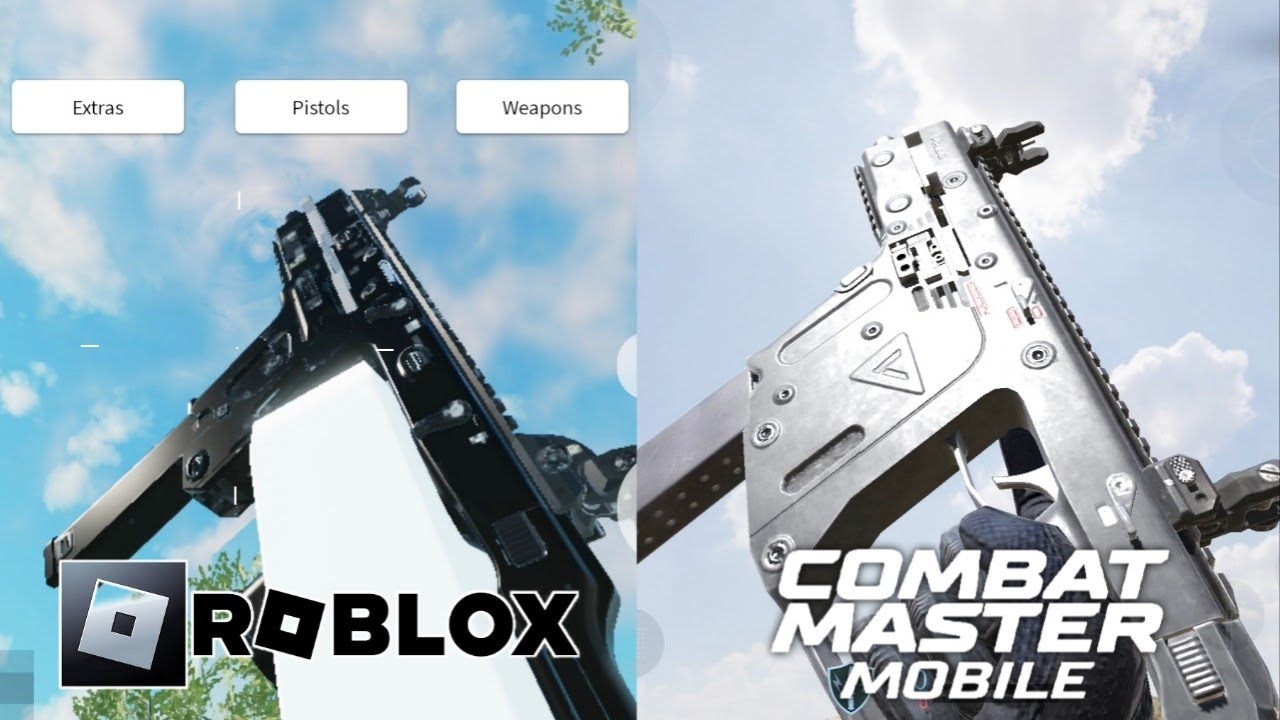 roblox call of duty modern warfare vs combat master weapons comparison ...